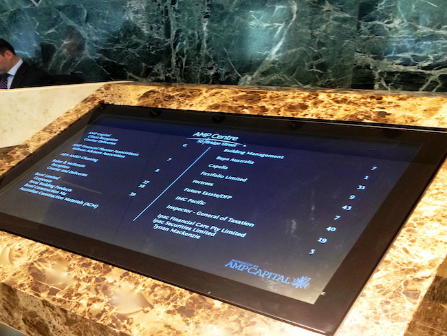 AMP Centre Digital Directory Board - JDS