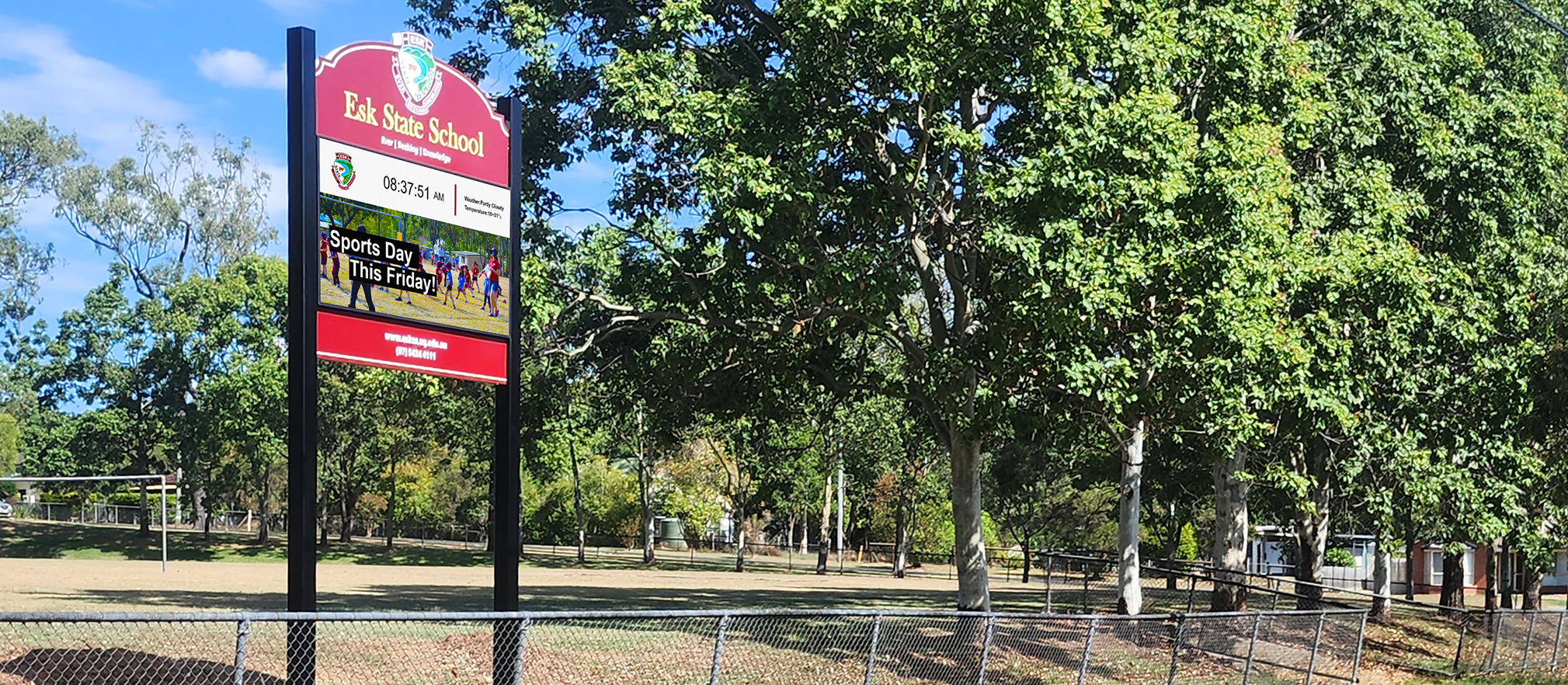 Digital School Signs Sydney, Brisbane, Melbourne and Australia