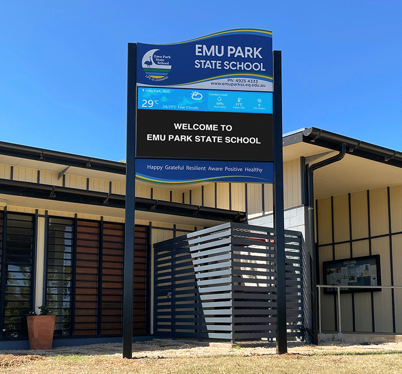 Digital School Signs Sydney, Brisbane, Melbourne and Australia