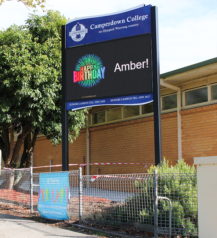 Digital School Signs Sydney, Brisbane, Melbourne and Australia